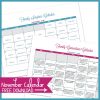 November Family Connections Calendar - Creative Home Keeper